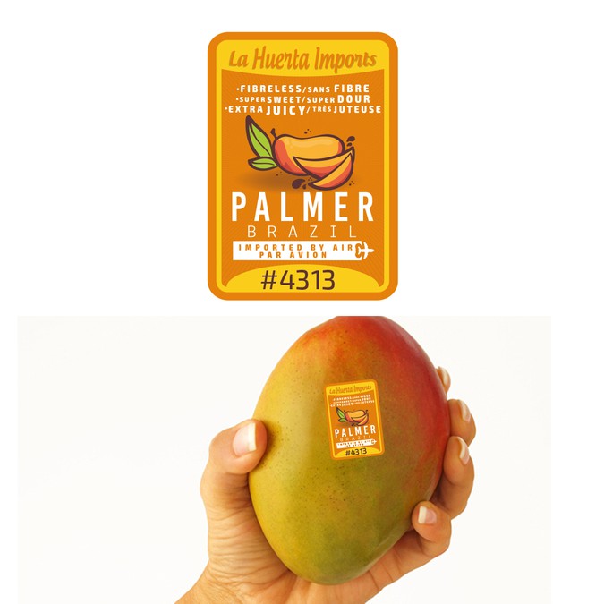 mango PLU sticker | Sticker contest