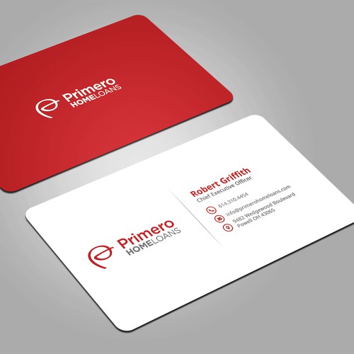 Primero Home Loans Business Card | Business card contest