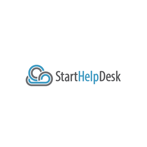 Create a professional logo for StartHelpDesk, a cloud-based helpdesk ...