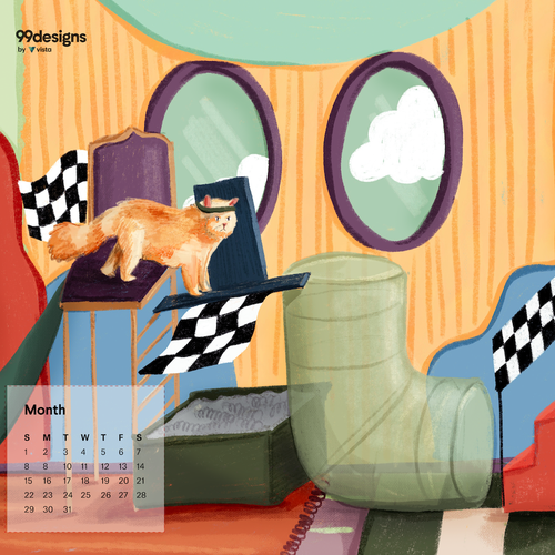 Designs | Multiple winners! Design a page for our 2023 calendar 💖 ...