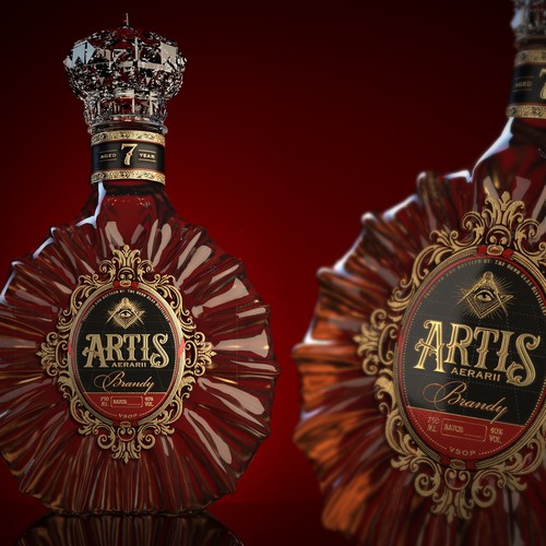 Designs | Brandy Bottle label design | Product packaging contest