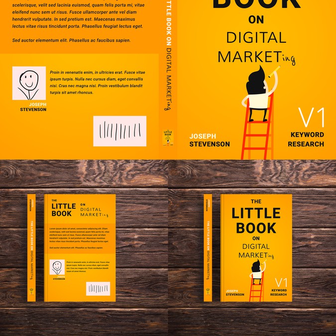 Design a Digital Marketing Book Cover | Book cover contest