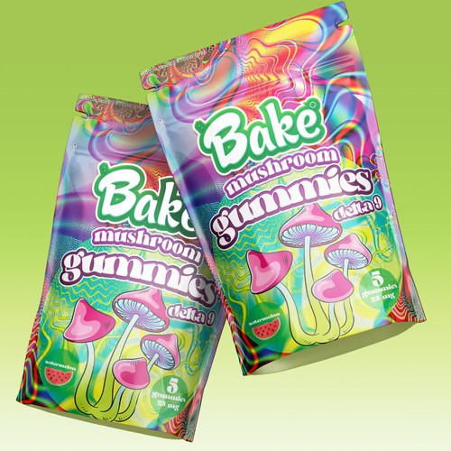 Designs | FUN MUSHROOM GUMMIES POUCH FOR 21+ | Product packaging contest