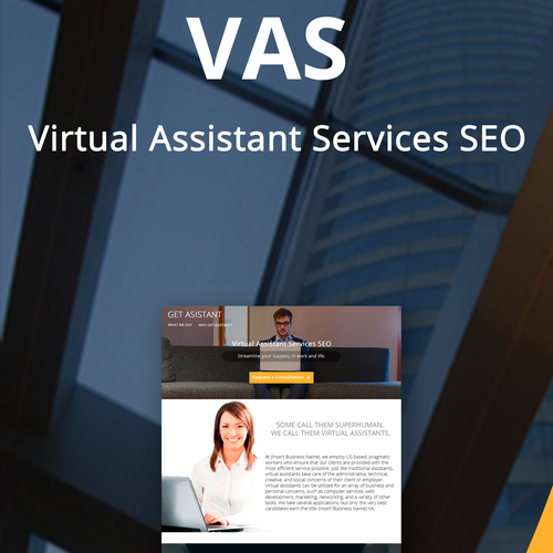 Virtual assistant landing page for busy people | Landing page design ...