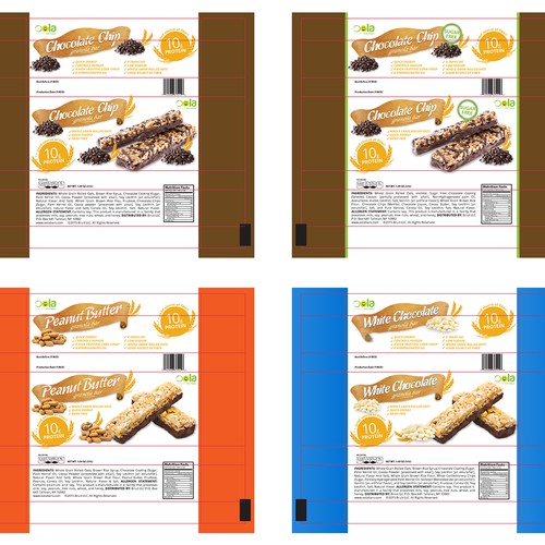 Create protein bar wrappers | Product packaging contest