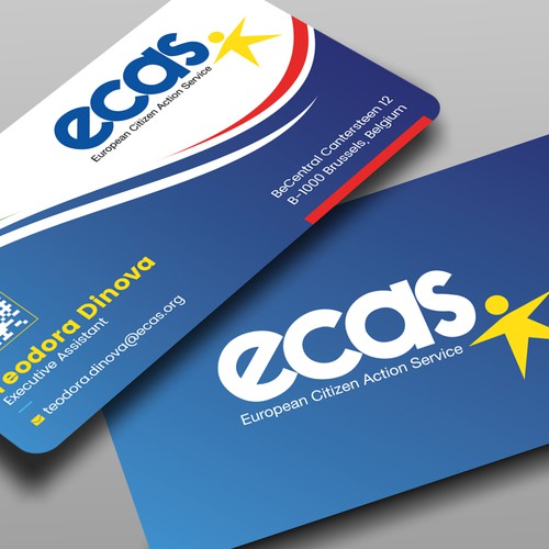 Designs | Design a classy business card for a Brussels-based EU-focused ...