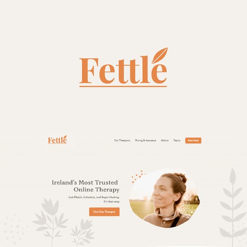 Designs | fettle online therapy | Logo & brand guide contest