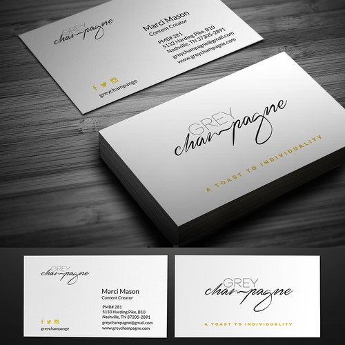 Blogger Business Card | Business card contest