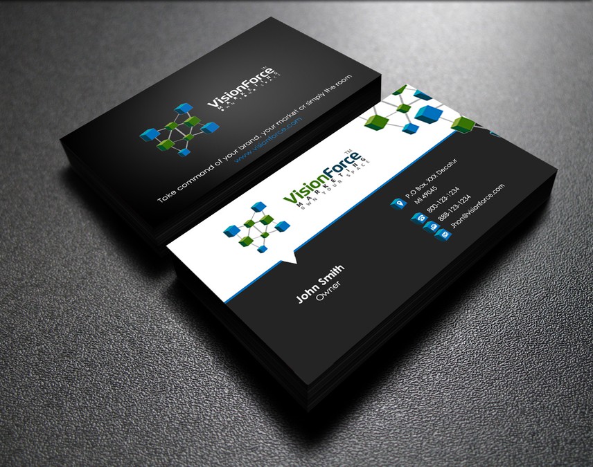 Create the next business card for Vision Force Marketing | Business ...