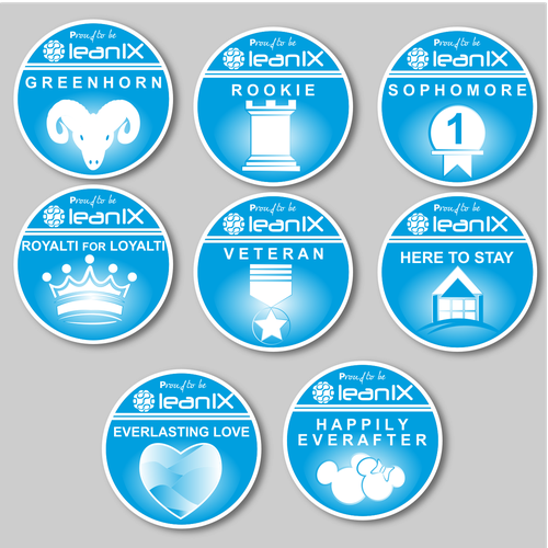 Create stickers for employee jubilees | Sticker contest