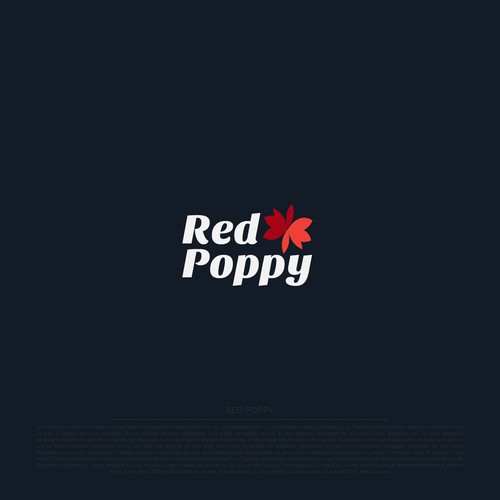 Red Poppy - Design a fun, modern logo for a bakery | Logo design contest