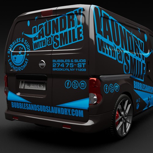 Designs | Laundromat Van design | Car, truck or van wrap contest
