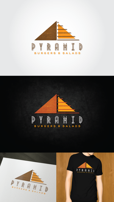 Pyramid Burgers Needs an Eye-Catching Brand-Building Logo! | Logo ...
