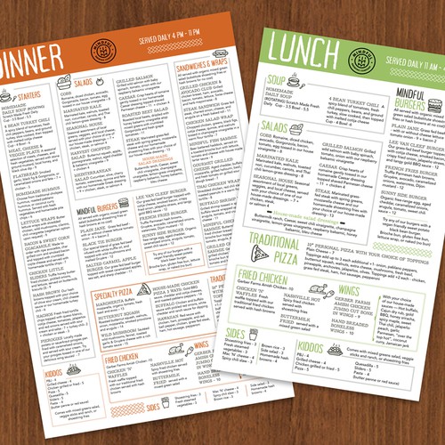 Design Menu layout for new craft brewery and restaurant | Menu contest