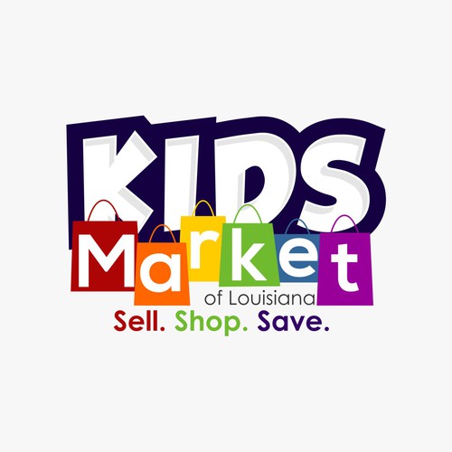 Create a Fun Shopping Illustration for Kids Market of Louisiana | Logo ...