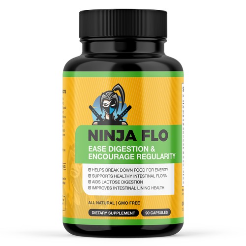 Designs | We need a cool supplement label for our supplement NINJAFLO ...