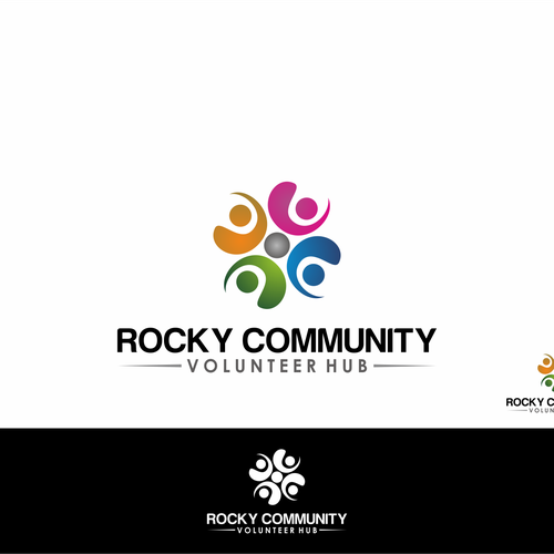Create a logo design for Rocky Community Volunteer Hub | Logo design ...
