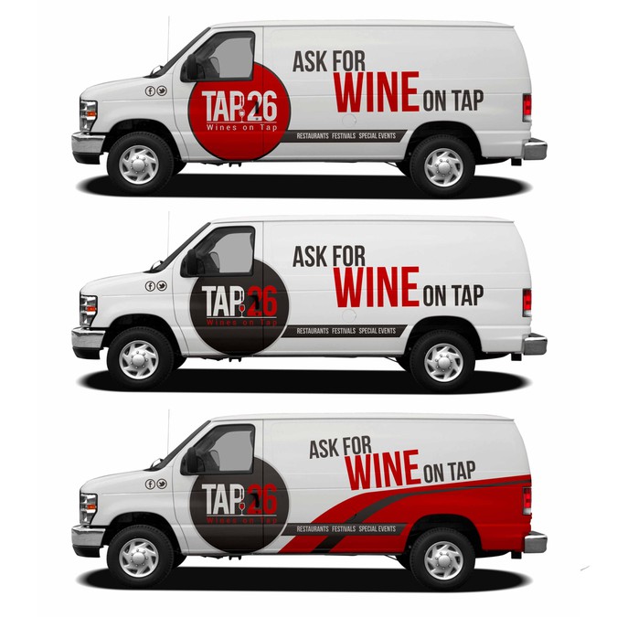 Design Exciting New Vehicle Artwork for Wine on Tap Distributor | Car ...