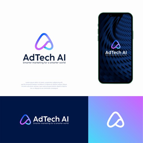 Designs | *New* AdTech.AI (or AdTech AI) : Advertising SAAS Company !need an identity! | Logo ...