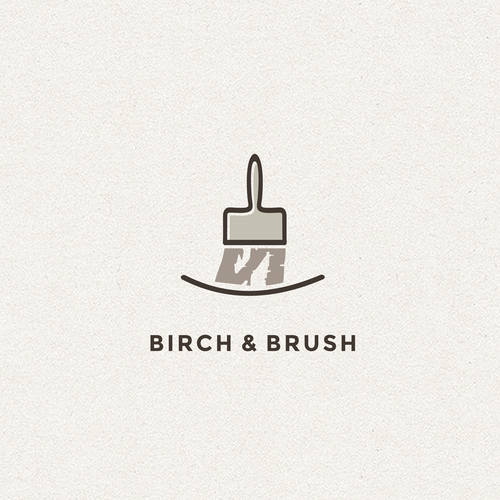 Modern yet rustic logo for line of hand-painted wood bowls | Logo ...