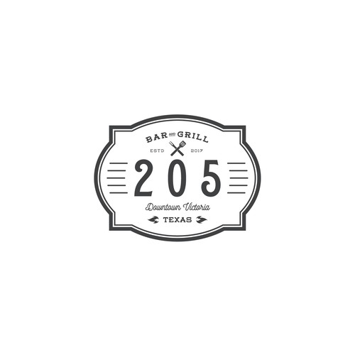 205 Bar and Grill Logo | Logo design contest