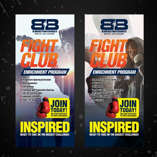 FIGHT CLUB BANNER | Signage contest