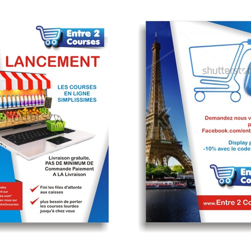 Online Grocery store flyer | Postcard, flyer or print contest