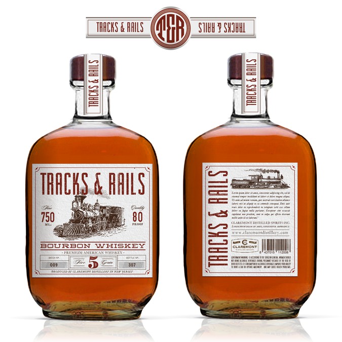 Classic, illustrative & elegant label design with 20th century ...