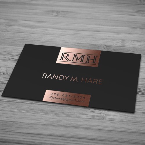 Create a simple yet elegant contact card for developer/investor ...