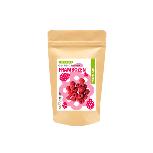 Designs | ETIKET FRONT BAG FREEZE DRIED FRUIT RASPBERRY WHOLE | Product ...
