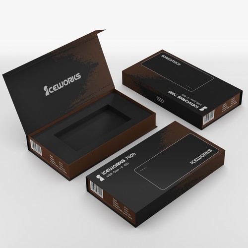 Design a stylish and modern packaging box for our Iceworks portable ...