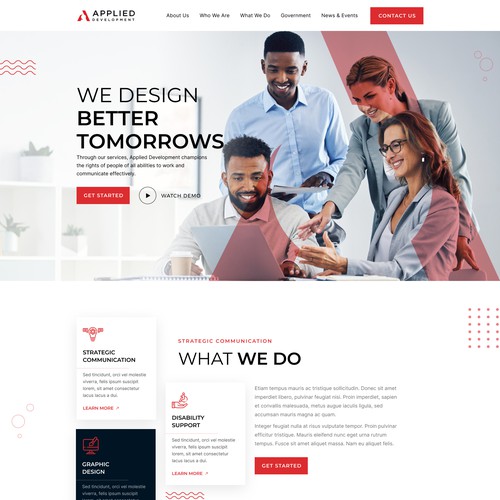Designs | AD WordPress Template | WordPress theme design contest