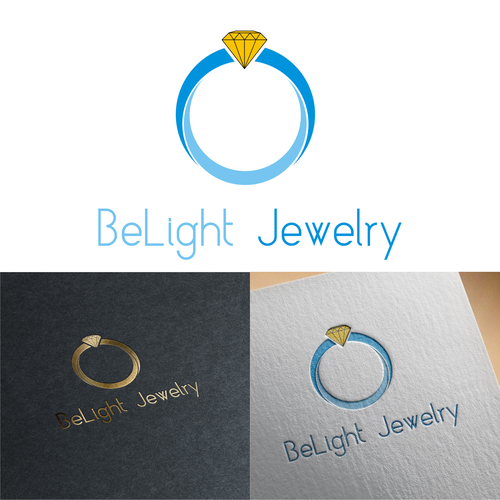 Create beautiful conscious logo for Belight Jewelry, with possibility ...