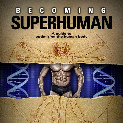 Designs | "Becoming Superhuman" Book Cover | Print or packaging design ...