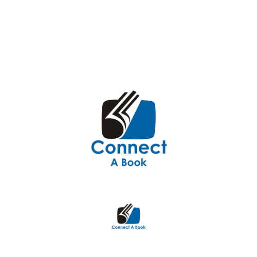 Designs | Create a great book-themed logo for Connect A Book | Logo ...