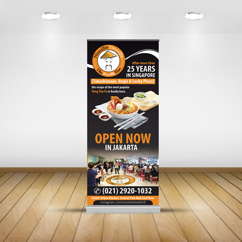 X Banner for New Opening Restaurant | Signage contest