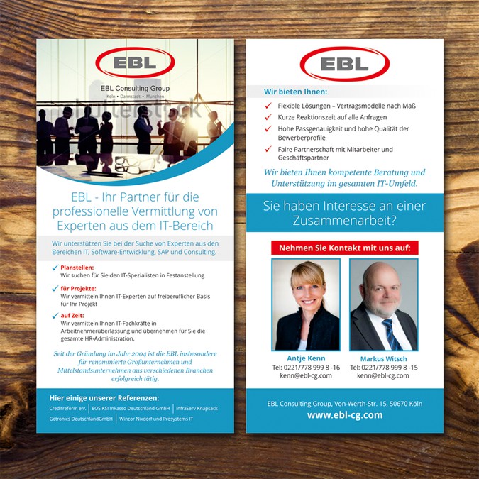 EBL Flyer - IT Recruiting Services | Postcard, flyer or print contest