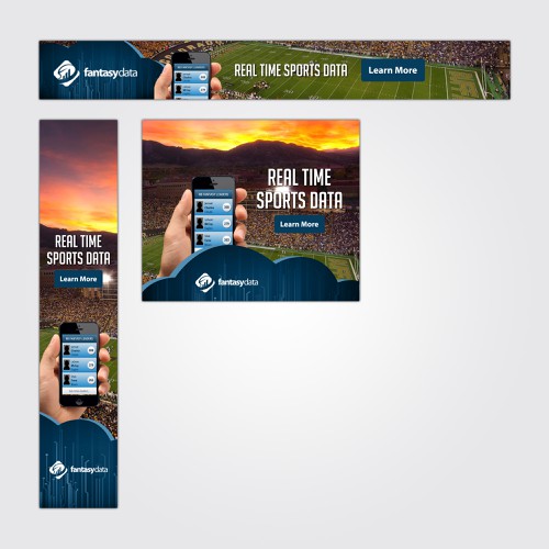 Fantasy sports data company needs creative, edgy banner ad | Banner ad ...