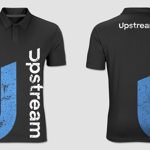 Create a cool clean polo-t shirt design for a cool technology startup ...