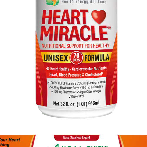 Designs | New look for Heart Miracle | Product label contest