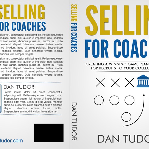 College recruiting sales book cover | Book cover contest