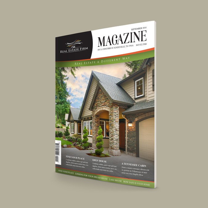 The Real Estate Firm Magazine Cover | Magazine cover contest