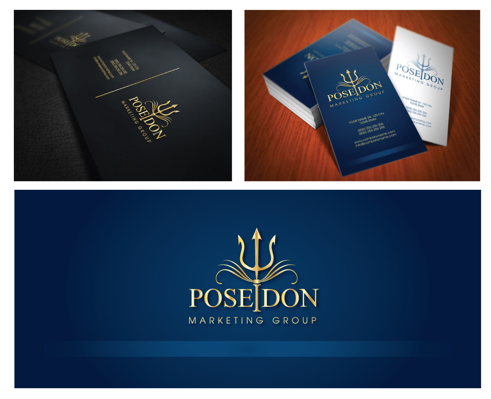 Poseidon Logos - Free Poseidon Logo Ideas, Design & Templates