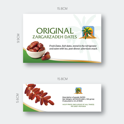 Date Fruit NEW Packaging Design needed - looking to update full range ...
