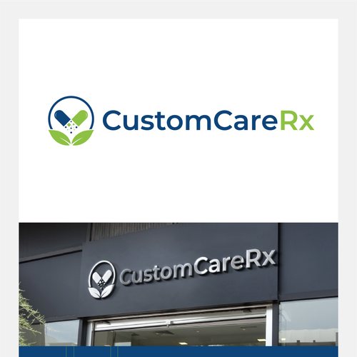 Designs | Custom Care Rx - Pharmacy for life | Logo design contest