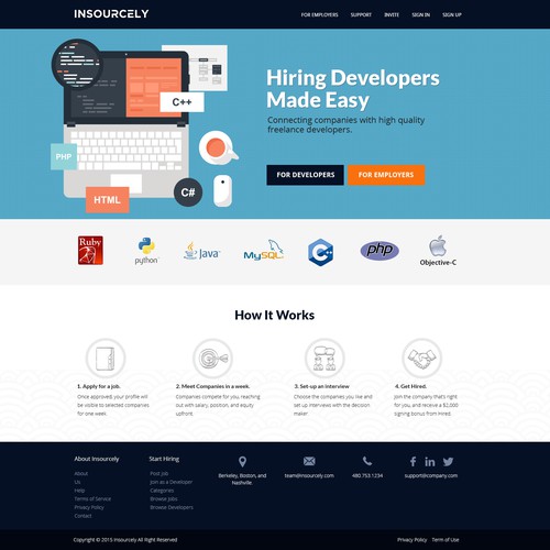 Designs | Create a stunning NEW front page for a SaaS company | Landing ...