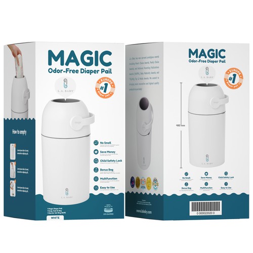 Designs | Create an Attractive & Functional Diaper Pail Packaging ...