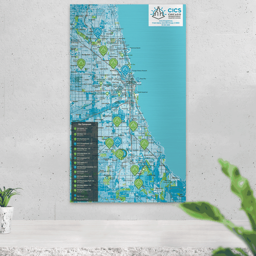 Map of Chicago Schools | Illustration or graphics contest