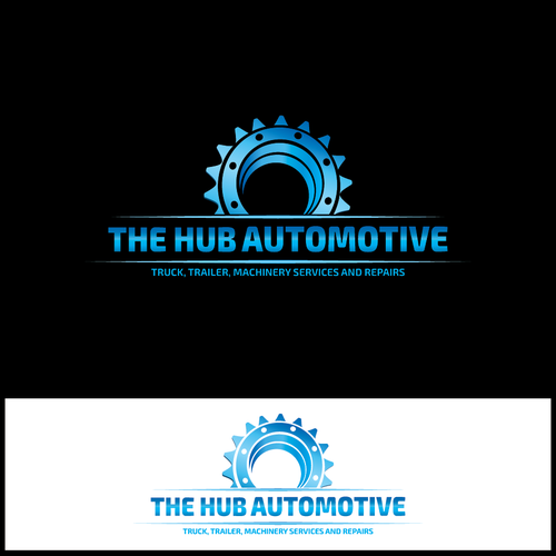 capture a hub or wheel in the logo to promote mechanical services ...