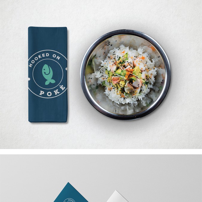 Hooked On Poke create the logo for Australias best Pokè restaurant ...